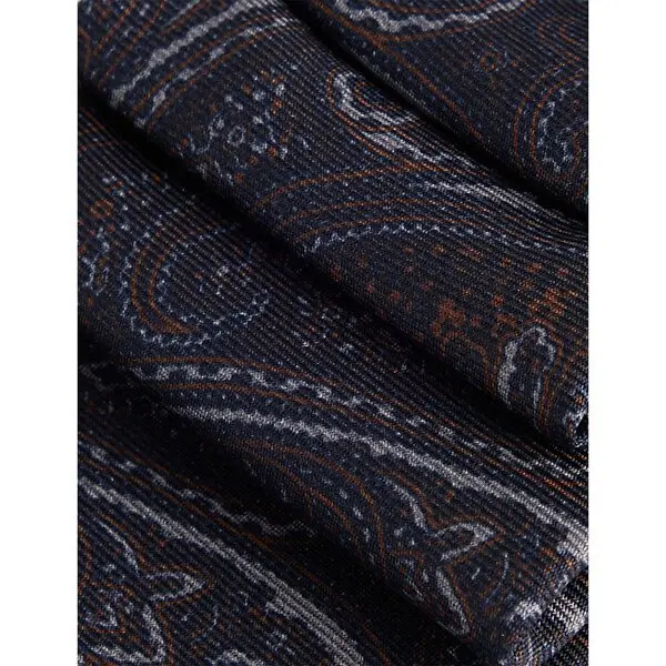 Corneliani Paisley Print Silk Tie