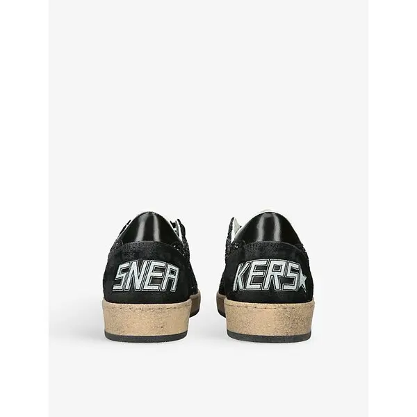 GOLDEN GOOSE Ball Star Glitter Leather-blend Trainers