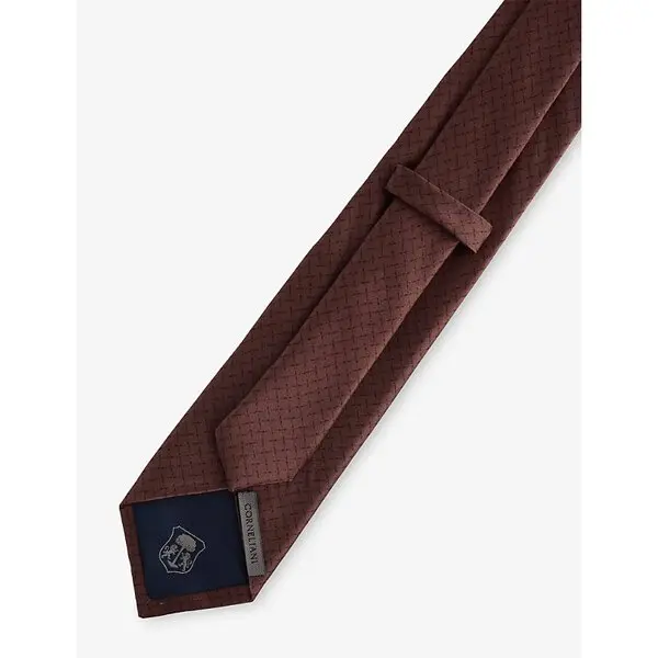 Corneliani Printed Silk Tie