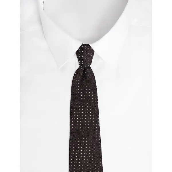 Corneliani Polka Dot Silk Tie