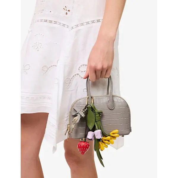 SELF-PORTRAIT Mock-croc Leather Handbag
