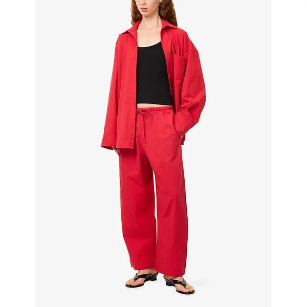 Dissh Ina Relaxed-fit Cotton Trousers