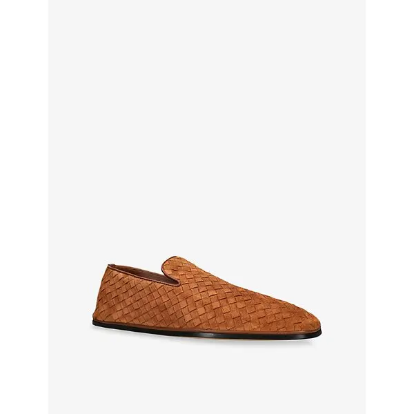 Bottega Veneta Palazzo Suede Slippers