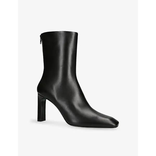 TOTEME Bar 85 Leather Heeled Ankle Boots
