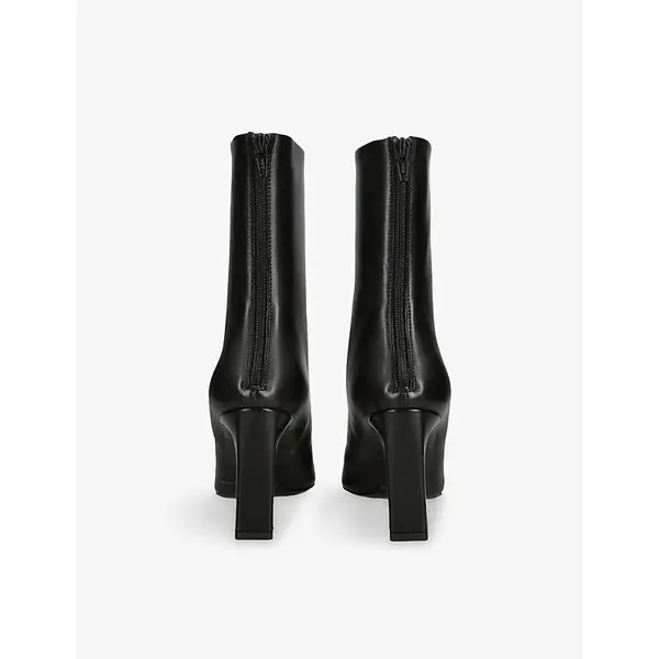 TOTEME Bar 85 Leather Heeled Ankle Boots