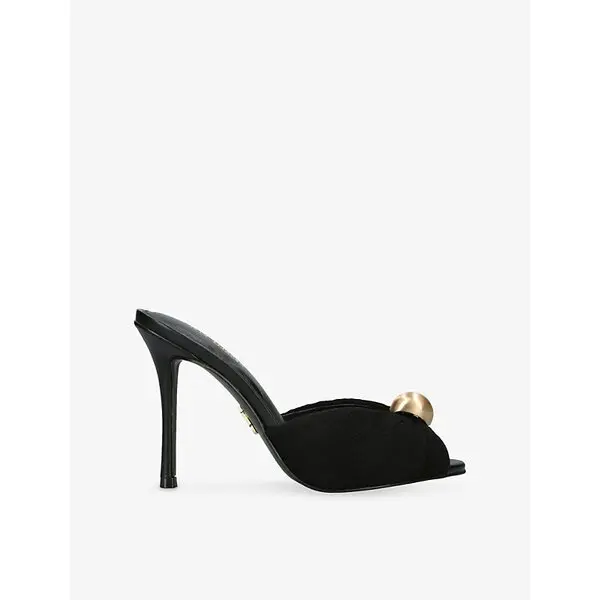 Steve Madden Priya Crepe Heeled Mules