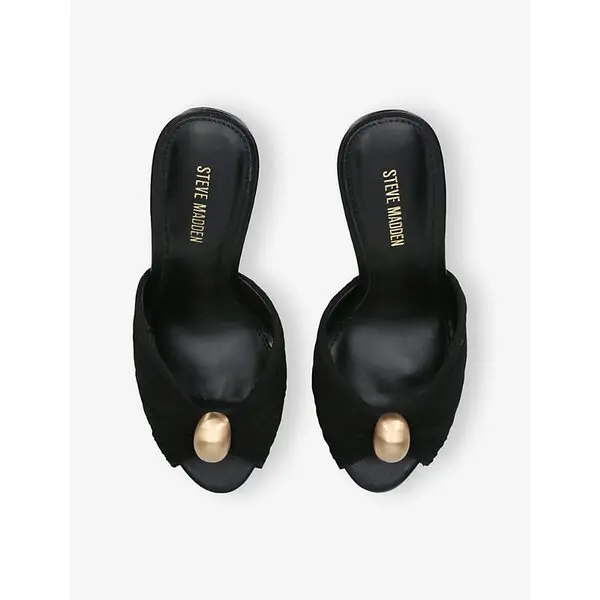 Steve Madden Priya Crepe Heeled Mules