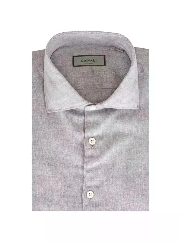 Canali Herringbone-pattern Shirt