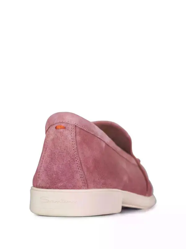 Santoni Suede Loafers