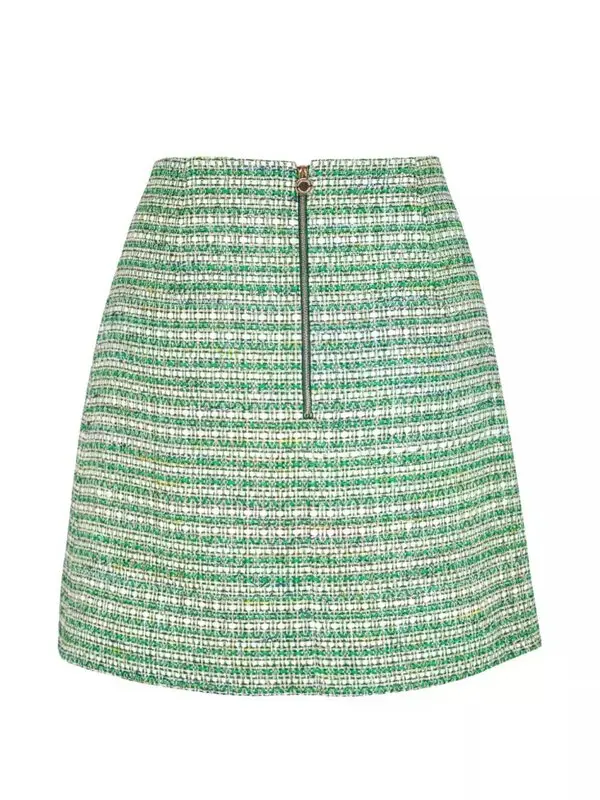 Carolina Herrera Tweed A-line Mini Skirt