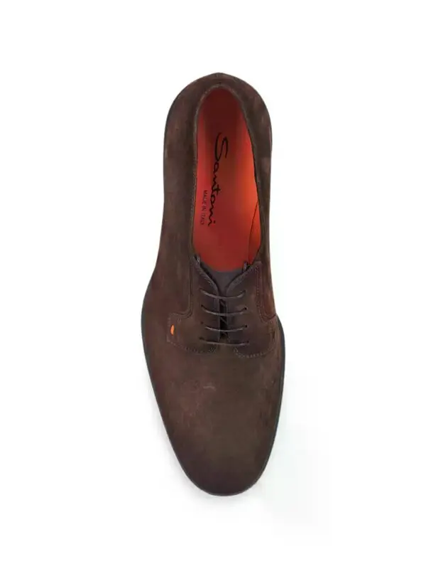 Santoni Easy Derby Suede Shoes