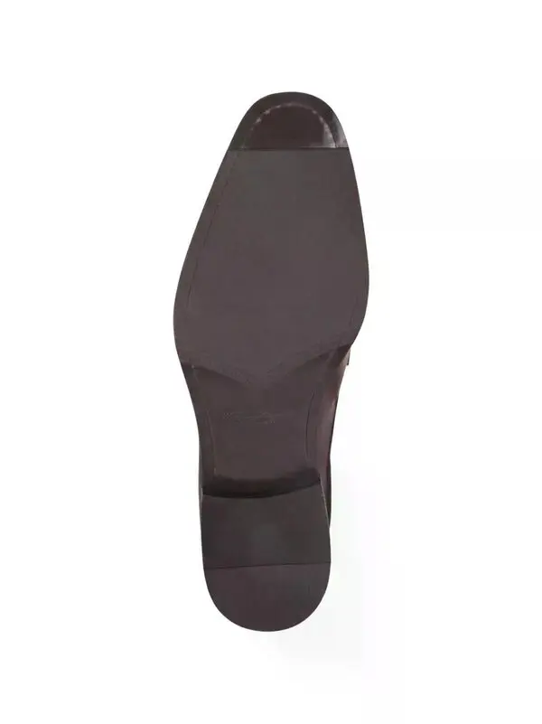 Santoni Gregor Leather Loafers