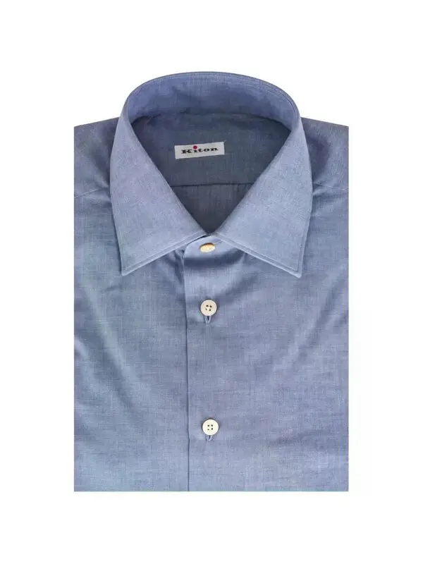 Kiton Herringbone-weave Shirt