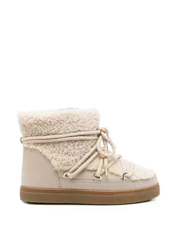 Inuikii Curly Shearling-trim Ankle Boots