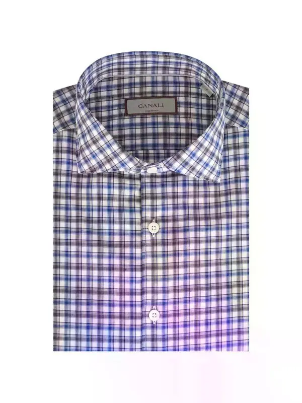 Canali Check-pattern Shirt