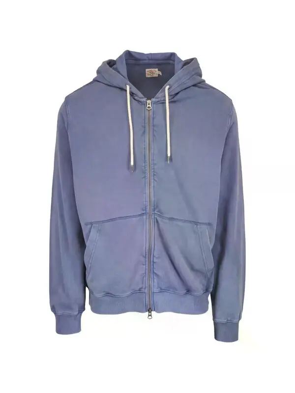 Faherty Brand Zip-up Hoodie - Blue