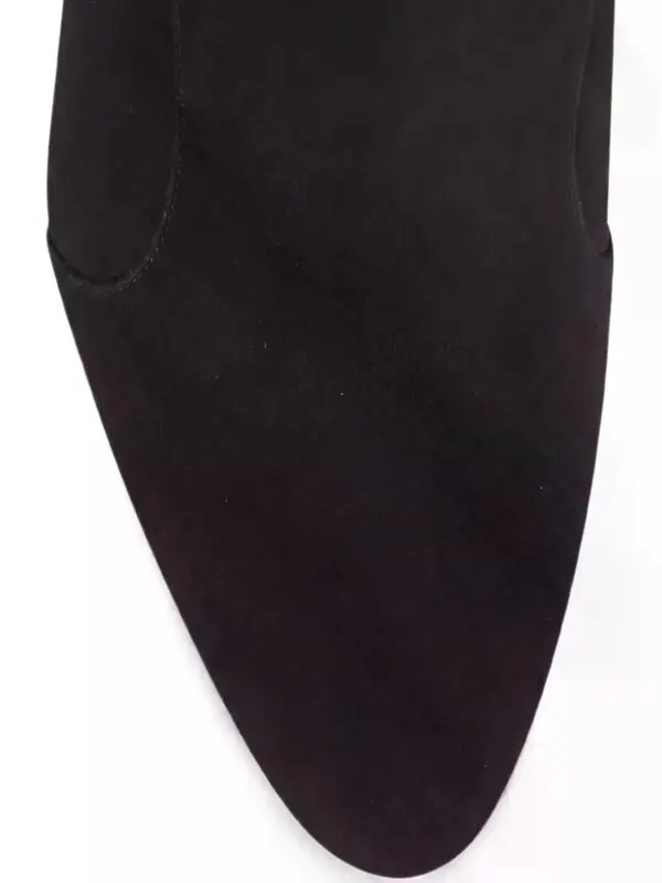 Manolo Blahnik Myconia Suede Ankle Boots