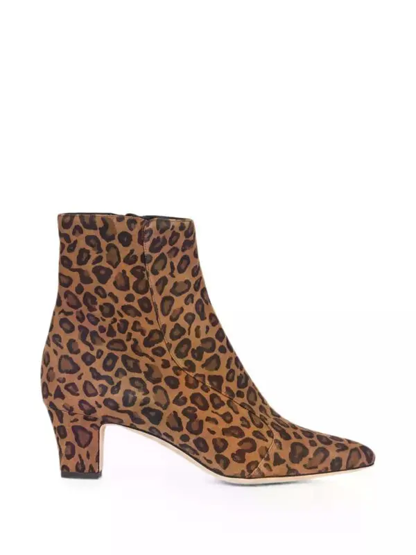 Manolo Blahnik Myconia Leopard-print Ankle Boots - Brown