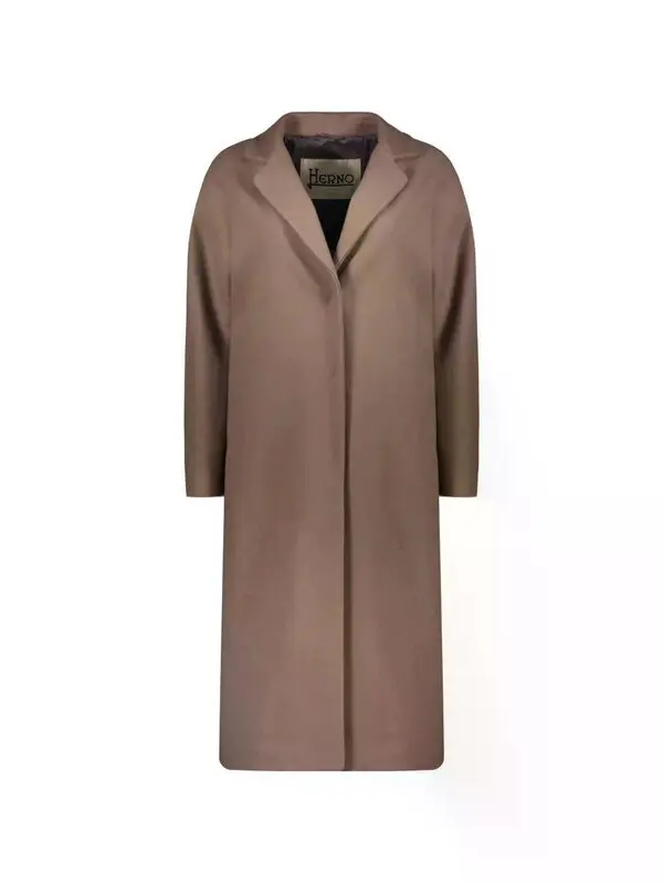 Herno Lapel Collar Button-up Coat