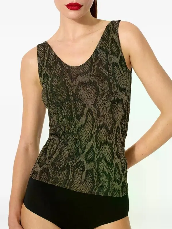 Wolford Python-print Tank Top