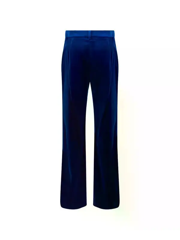 Alberta Ferretti Velvet-finish Trousers