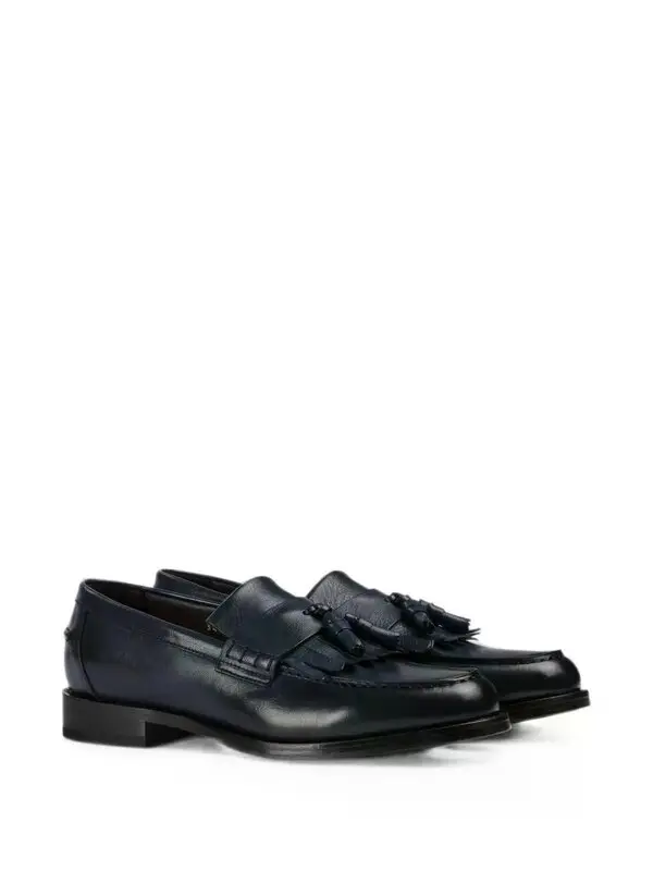 DOUCAL'S Fringe Tassel Loafers