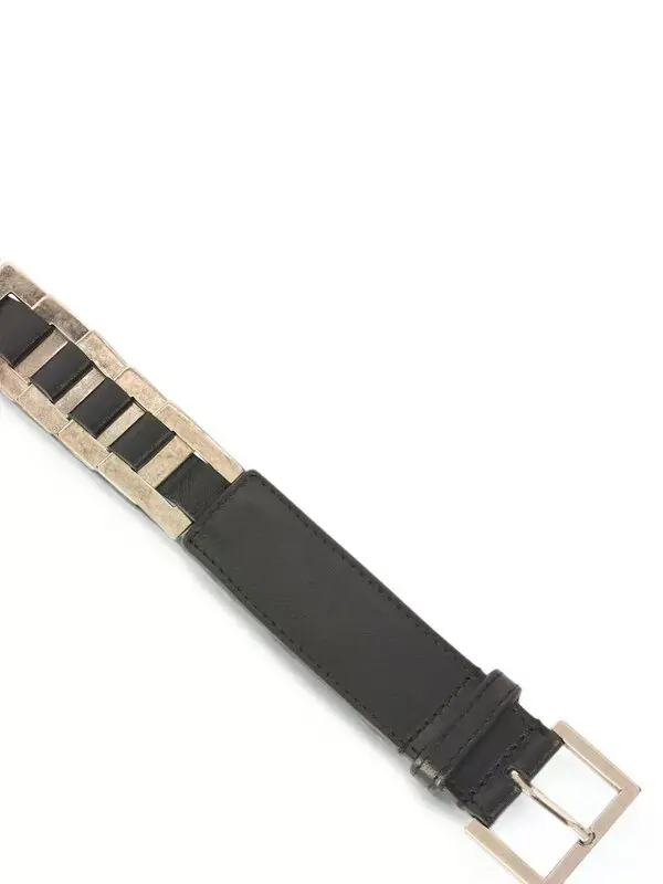 Alberta Ferretti Buckle-fastening Leather Belt