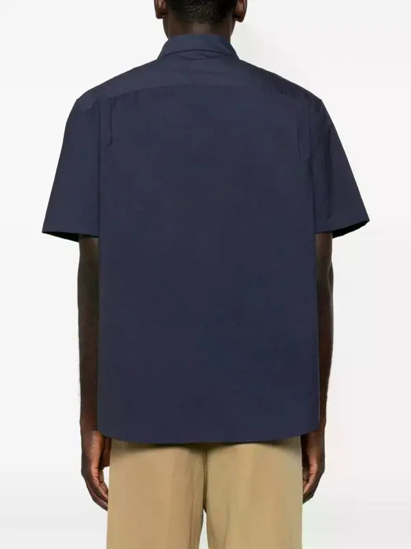 Loewe Anagram-embroidered Short-sleeves Shirt