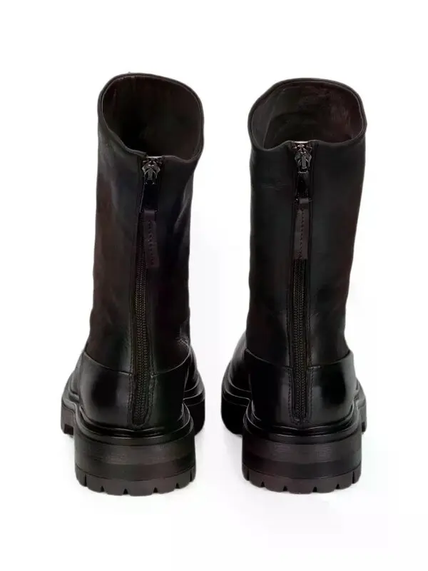 Elena Iachi Zip-fastening Lug-sole Boots