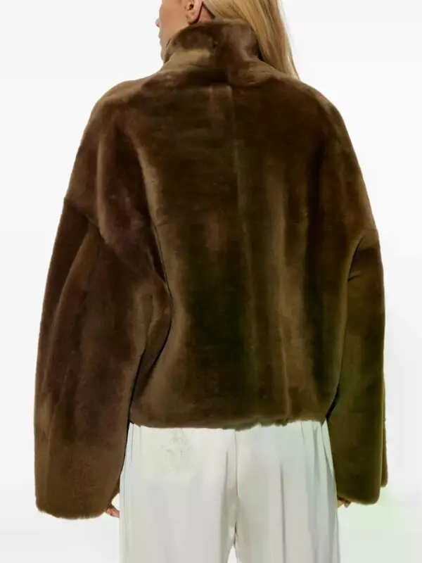 ARMA Reversible Shearling Jacket - Brown