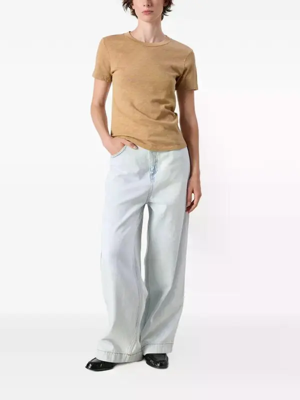 American Vintage Sonoma Slub T-shirt - Brown