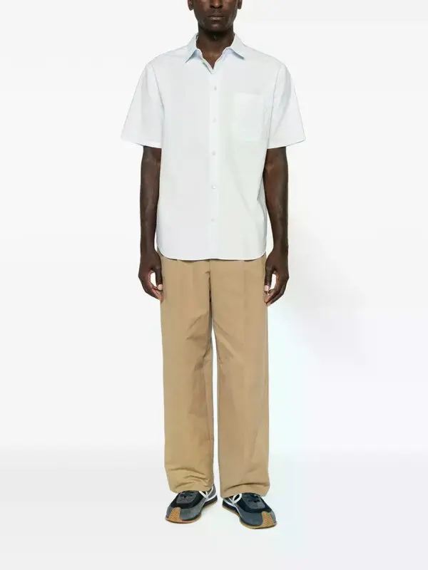 Loewe Anagram-embroidered Short-sleeves Shirt