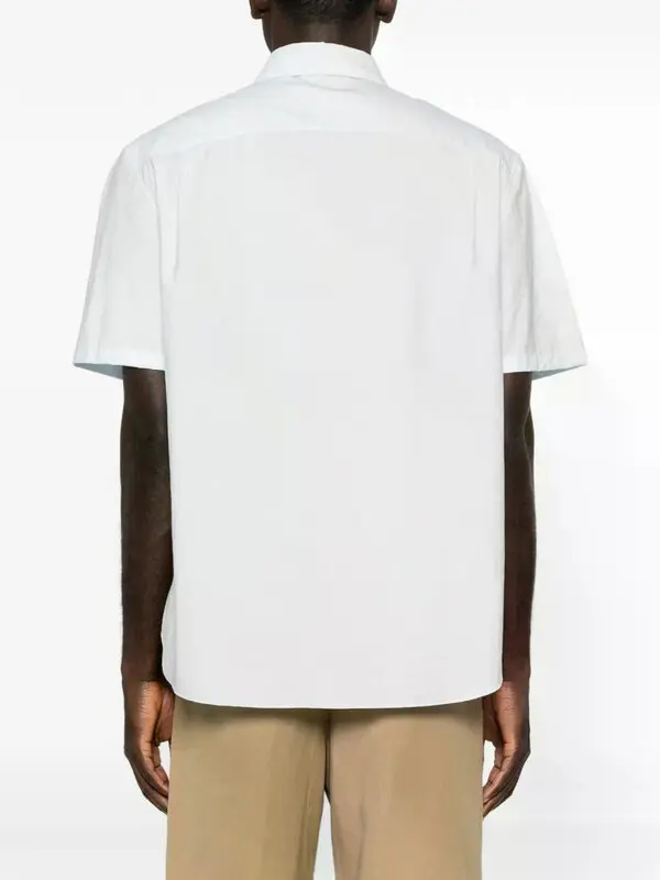 Loewe Anagram-embroidered Short-sleeves Shirt
