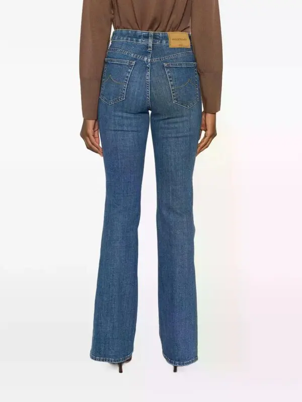 Jacob Cohen Faded Flared Jeans