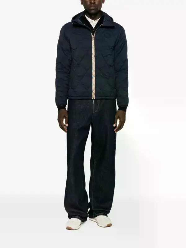 Burberry Quilted Hooded Jacket