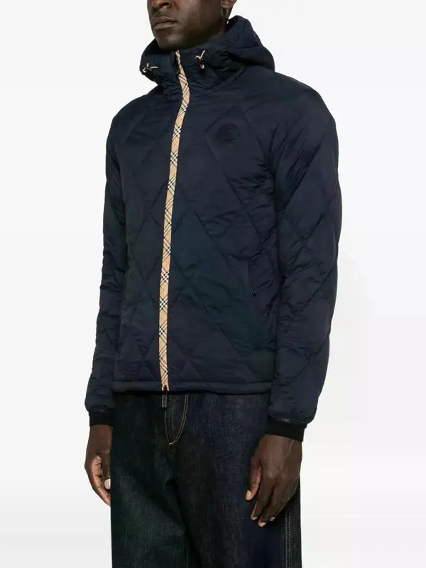 Burberry Quilted Hooded Jacket