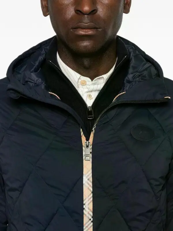 Burberry Quilted Hooded Jacket