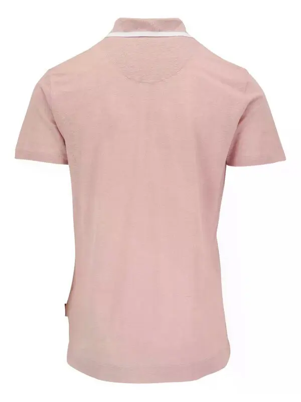Orlebar Brown Short-sleeve Linen Polo Shirt - Pink