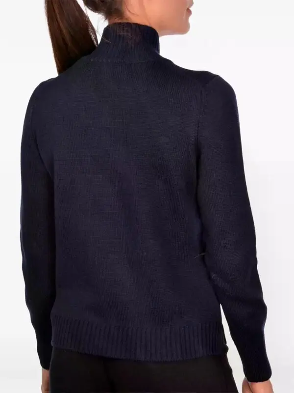GRAN SASSO High-neck Ribbed-trim Sweater