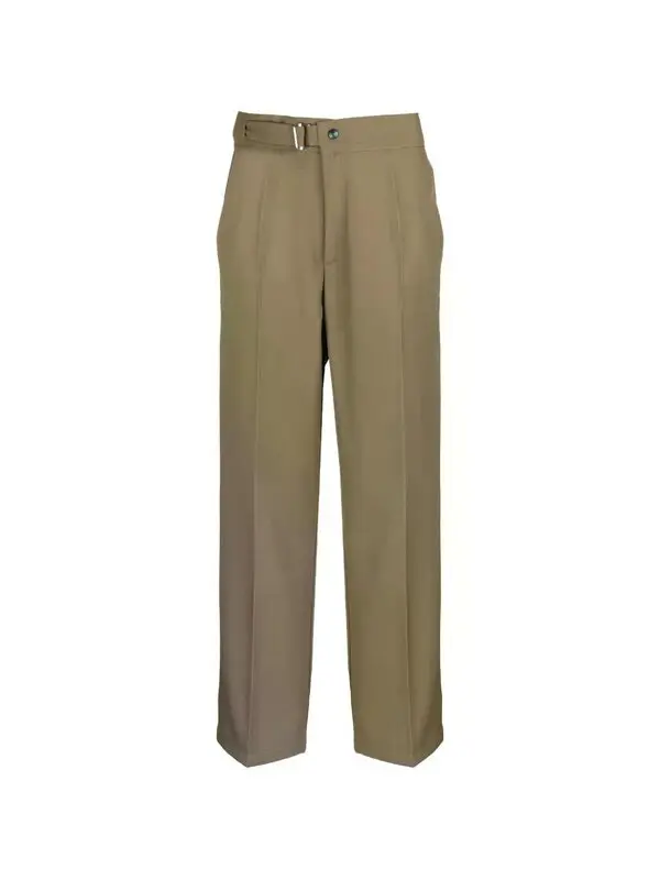 COSTUMEIN Pleated Trousers With Buckle Fastening