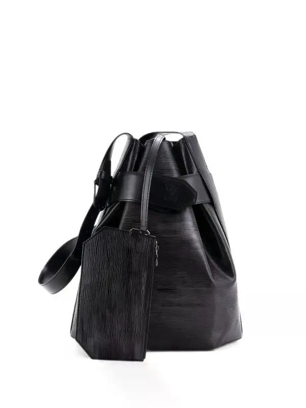 LOUIS VUITTON Vintage Sac D'epaule Handbag Epi Leather Gm Bucket Bag - Black