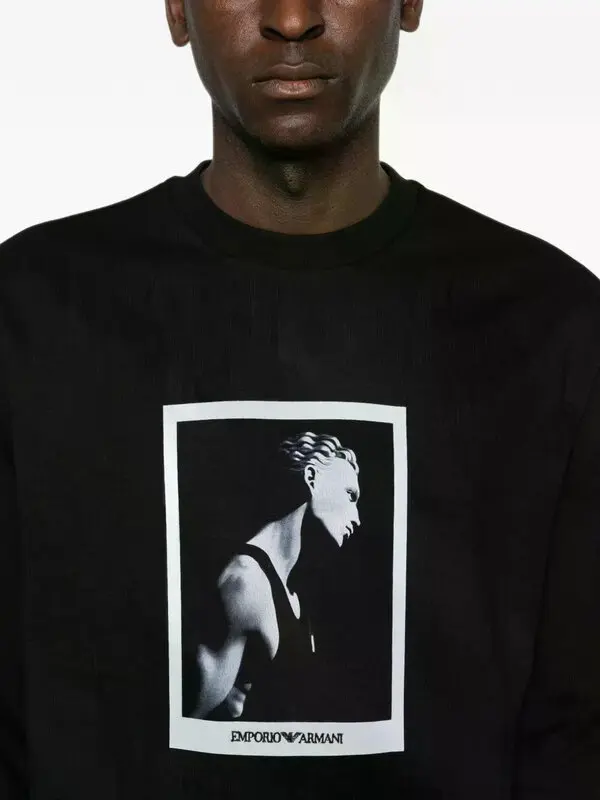 Emporio Armani Graphic-print Sweatshirt
