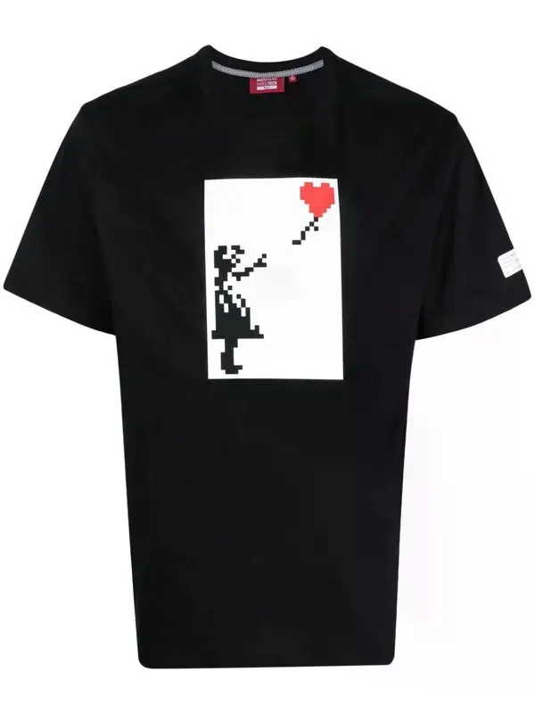 MOSTLY HEARD RARELY SEEN 8-BIT Floating Heart Cotton T-shirt