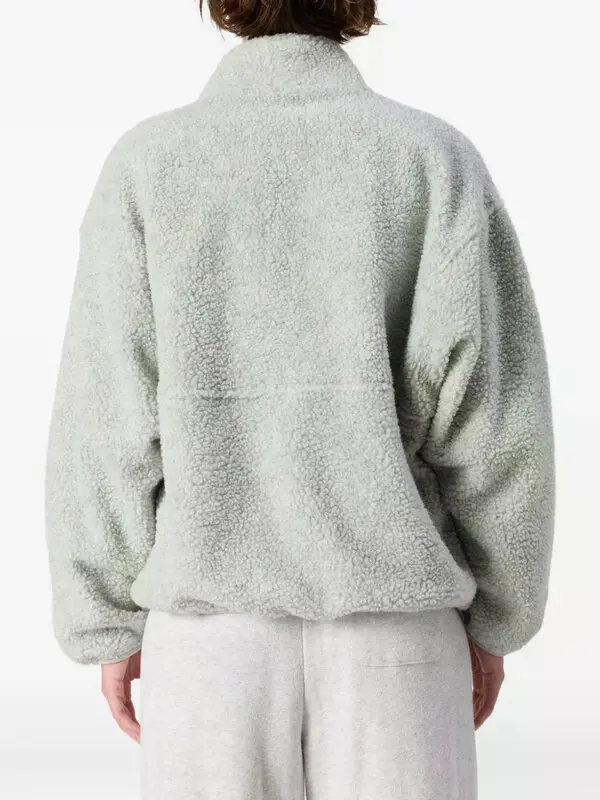 American Vintage Hoktown Faux-shearling Bomber Jacket - Grey