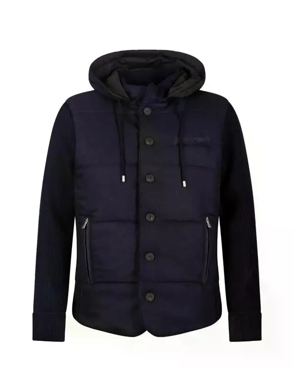 GRAN SASSO Quilted Hooded Jacket