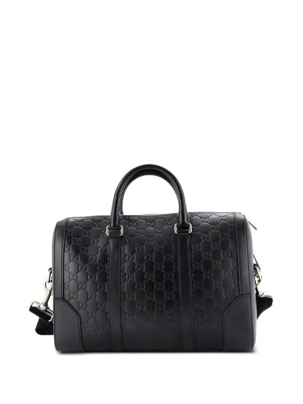 Gucci Embossed Leather Briefcase
