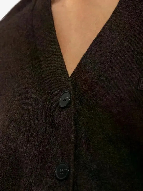 MARANT ETOILE Karina Logo-patch V-neck Cardigan