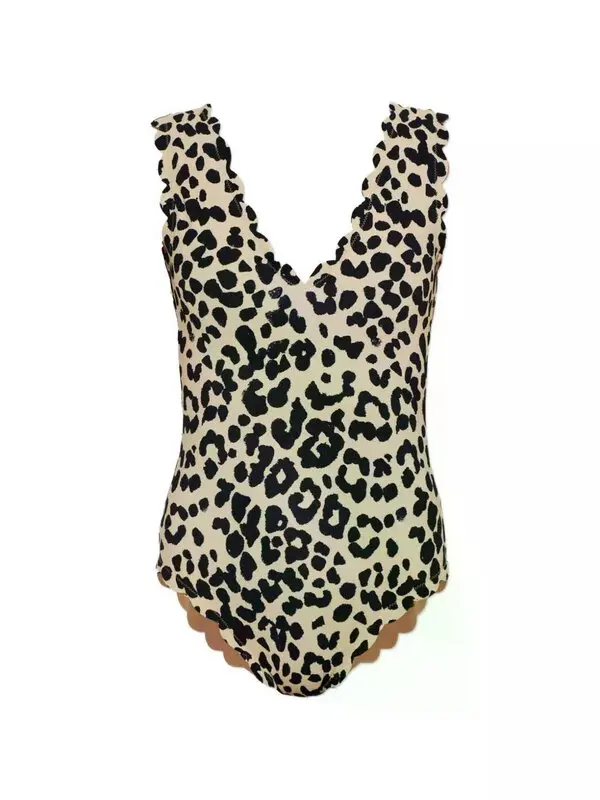 Marysia Charleston Cheetah-print Swimsuit - Neutrals
