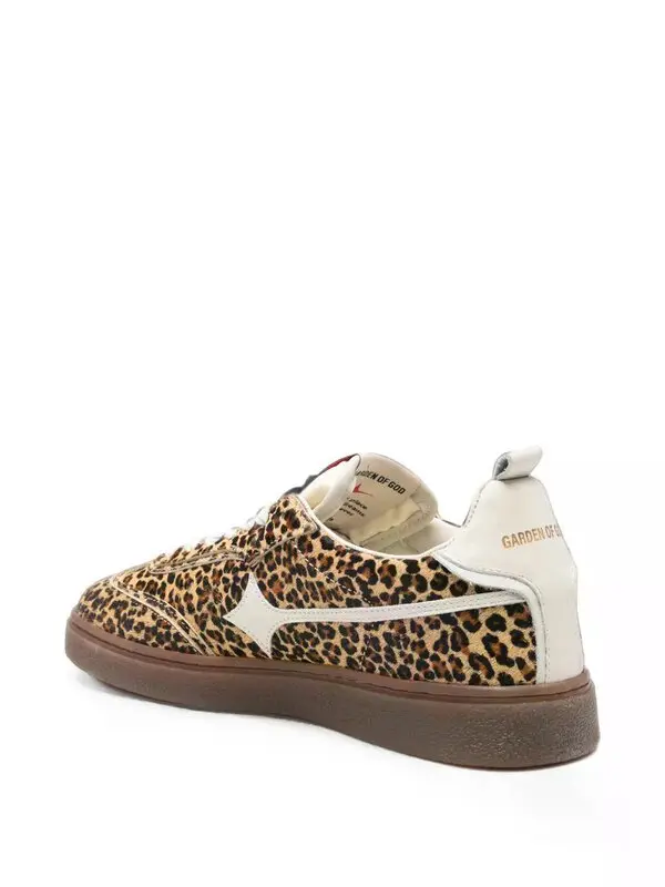 GARDEN OF GOD Leopard-print Earth Sneakers