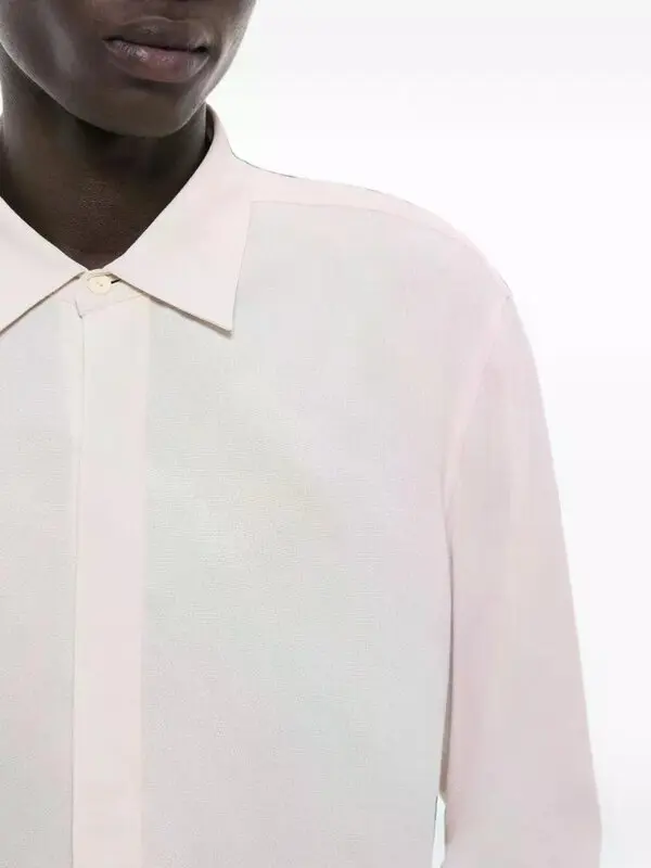 FURSAC Concealed-front Classic-collar Shirt